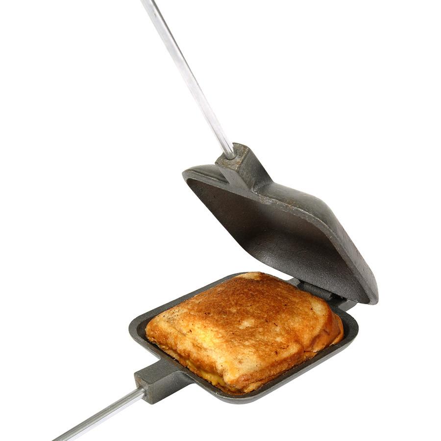 Square Jaffle Iron - Cast Iron, Rome Industries #1105 – romeindustries